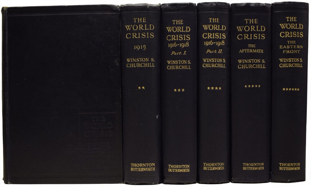 The World Crisis 1911-1918. Complete in six volumes, including: 1911 ...