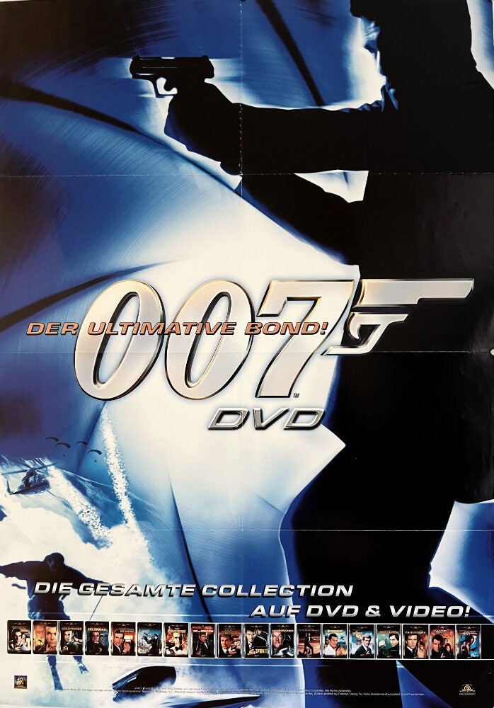 MOVIE POSTER Ultimate James Bond DVD Poster | Ian Fleming / Bondiana