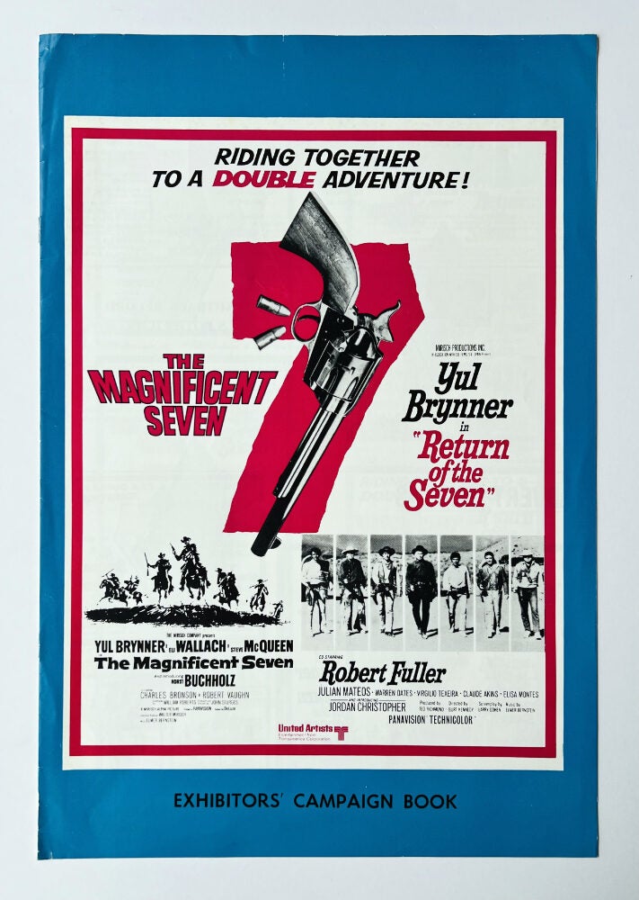 The Magnificent Seven, Return of the Seven. Double-bill press Book ...
